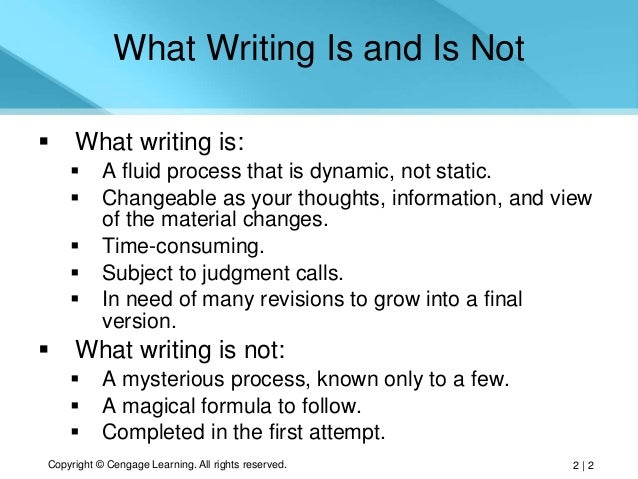 Chapter 2: The Writing Process at Work (Kolin's Successful Writing at…