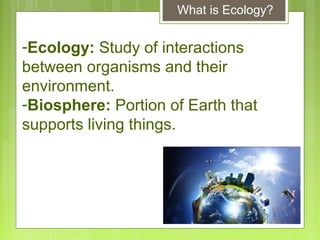 Glencoe Biology Chapter 2 Principles of Ecology | PPT