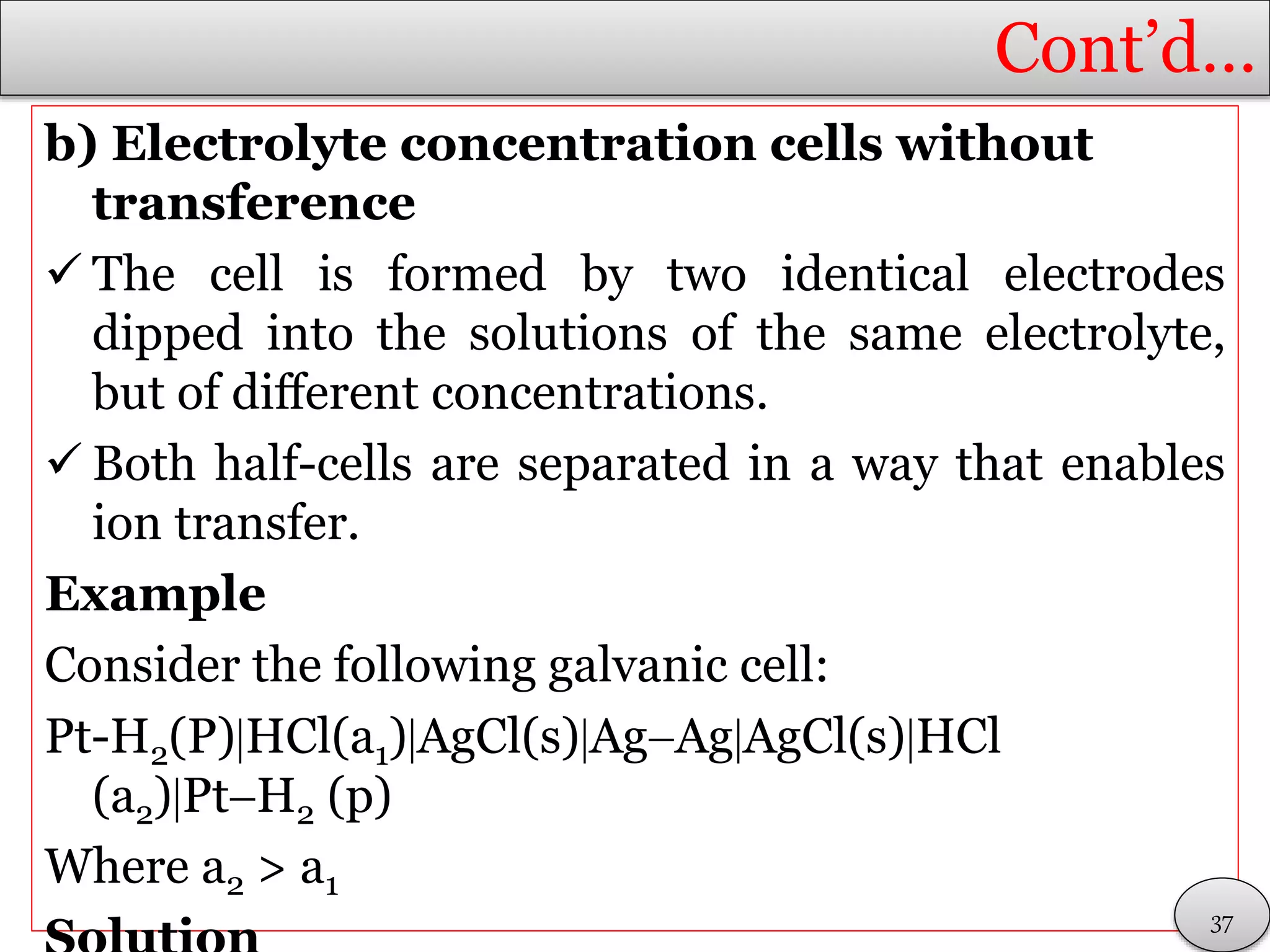 Electrochemical cells | PPTX