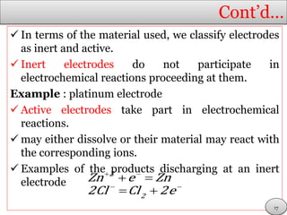 Electrochemical cells | PPTX