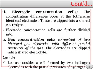 Electrochemical cells | PPTX