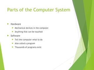 computer system hardware. Bsc.csit first semester | PPT