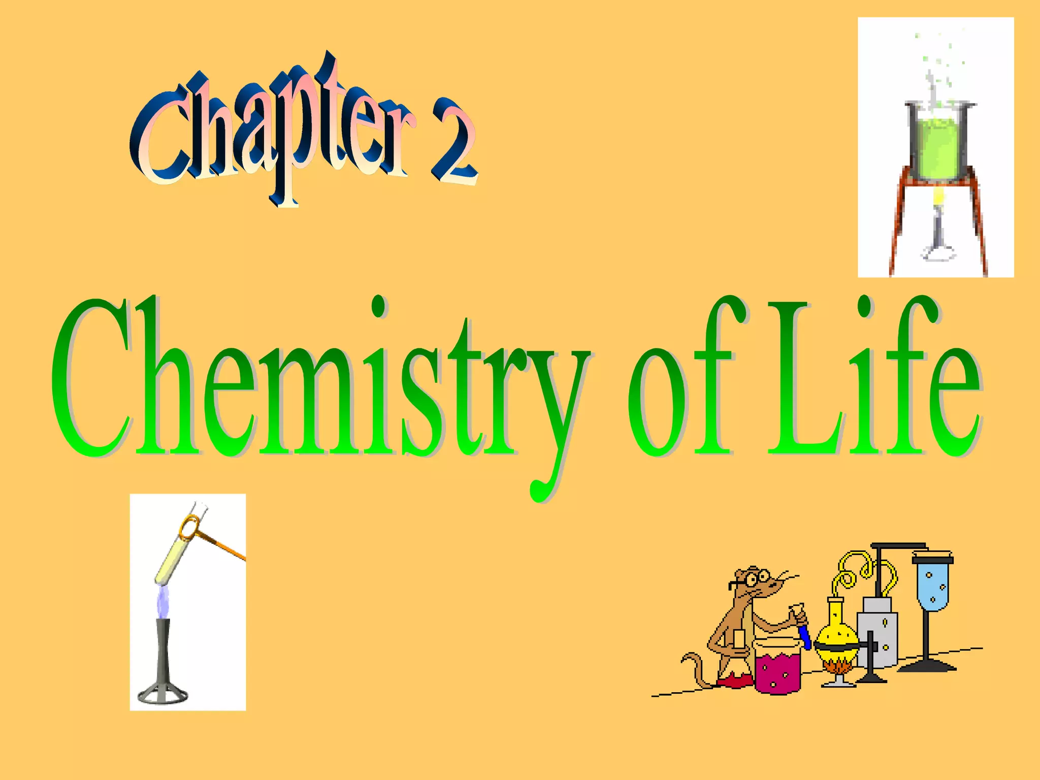 Chapter 2 - Chemistry of Life | PPT | Chemistry | Science