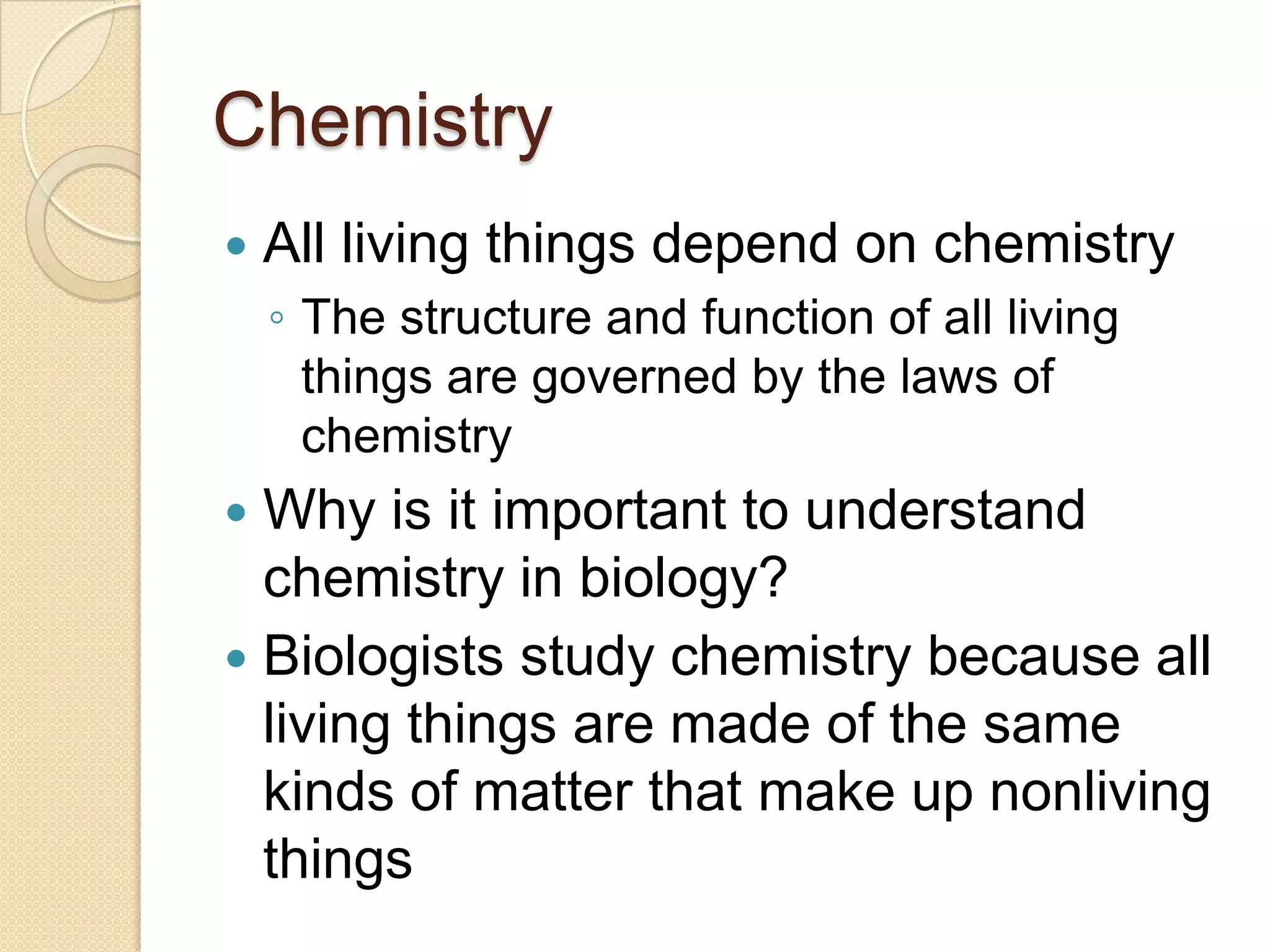 Chapter 2 - Basic Chemistry | PPTX