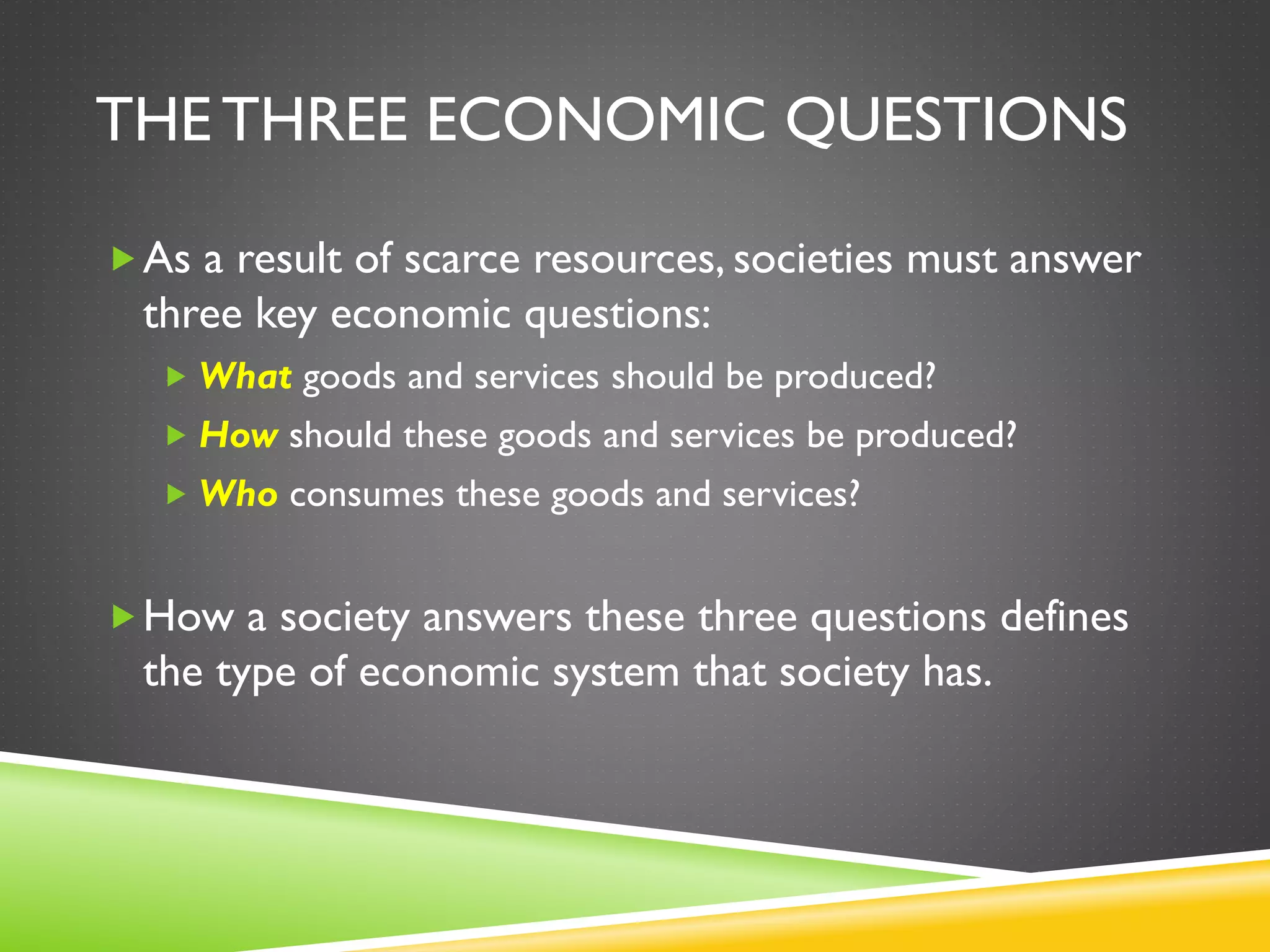 Economics: Chapter 2 | PPTX