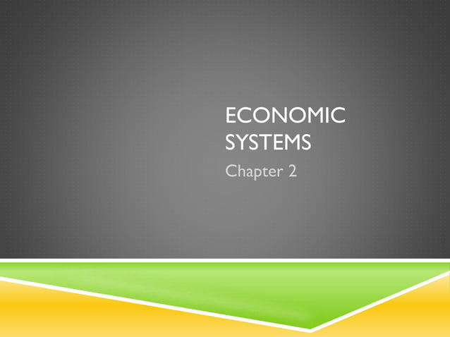 Economics: Chapter 2 | PPTX