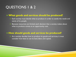 Economics: Chapter 2 | PPTX