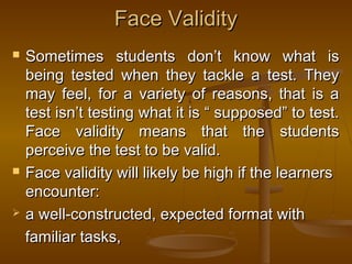 Chapter 2(principles of language assessment) | PPT