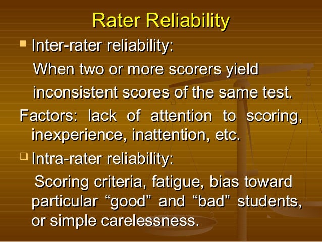 Inter rater reliability psychology - jesprop