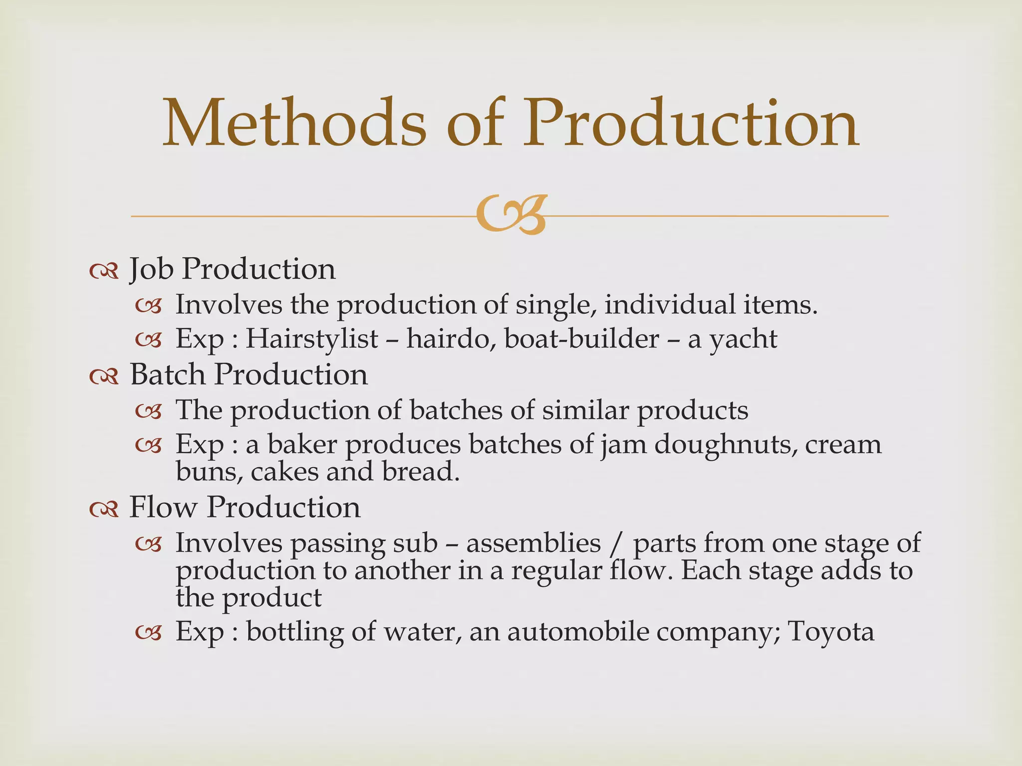 Chapter 2 : Production | PPT