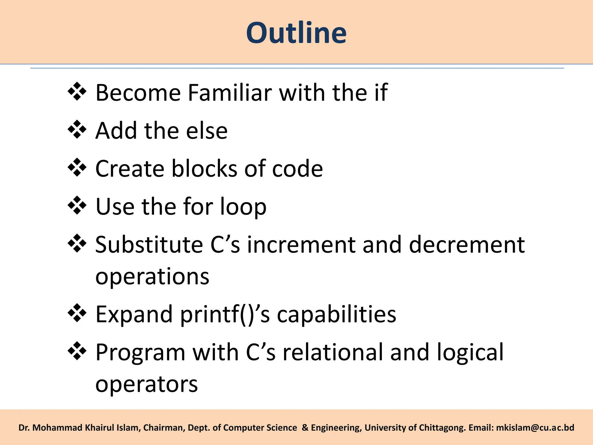 Chapter 2_ProgramControlStatements_HS_Tech Yourself C.pptx
