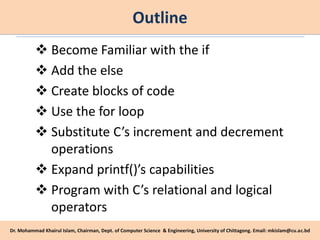 Chapter 2_ProgramControlStatements_HS_Tech Yourself C.pptx