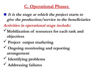 Chapter two Project life Cycle. power point, Ethiopia | PPTX
