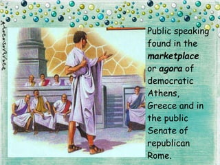 History of Public Speaking | PPTX