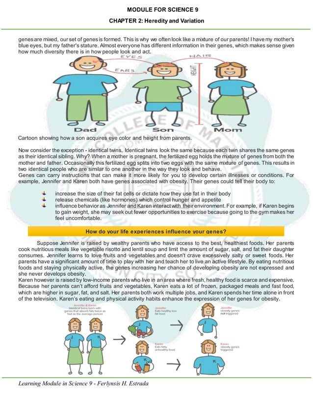 Heredity and Variation: Non-Mendelian Patterns of Inheritance | DOCX ...