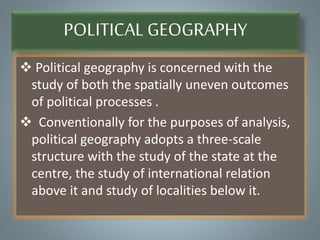 Elements in regional geography | PPT