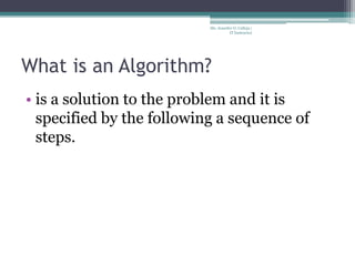 Chapter 2 representation of algorithms | PPTX