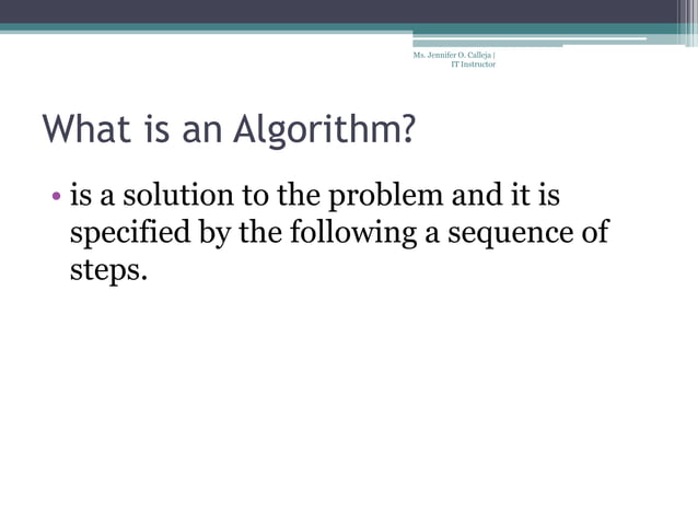Chapter 2 representation of algorithms | PPTX