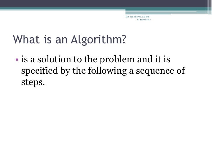 Chapter 2 representation of algorithms