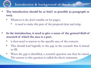 Chapter 2 Research Proposal and Its elements.ppt | Educational ...