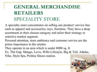 Retail Formats and Theories | PPT