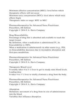 Chapter 2Review of Basic Principles of Pharmacology .docx