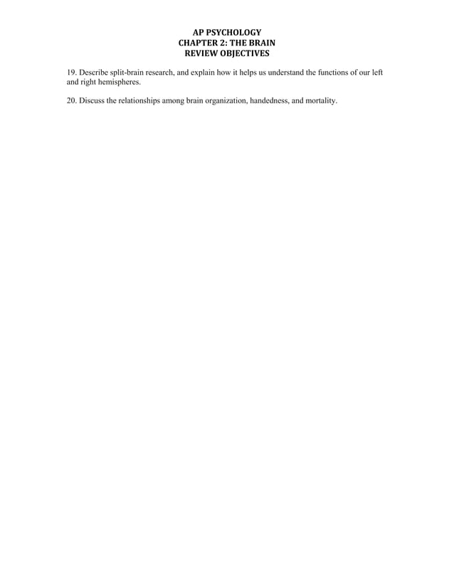 Chapter 2 review qs | PDF