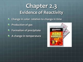 Chapter 2 science 8-2 | PPT