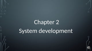 System Development life cycle for grade 11 | PPTX