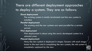 System Development life cycle for grade 11 | PPTX