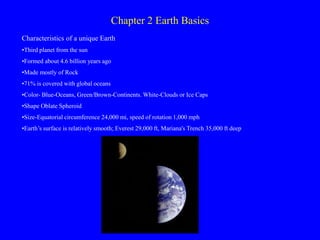 Chapter 2 section 1 Earth Uniqueness.ppt