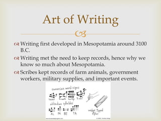 Mesopotamia's Contributions | PPTX