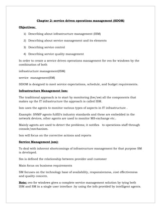 Chapter 2 hp ovo service driven management | DOC