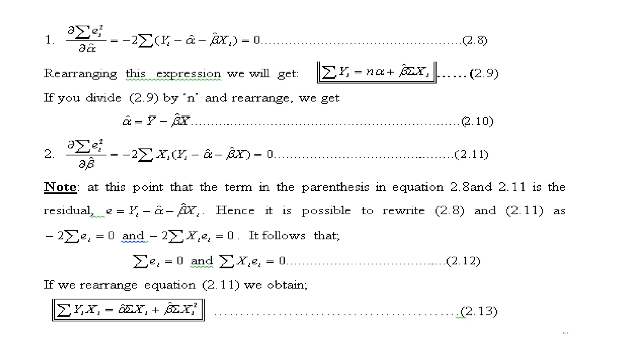 Chapter 2 Simple Linear Regression Model Pptx
