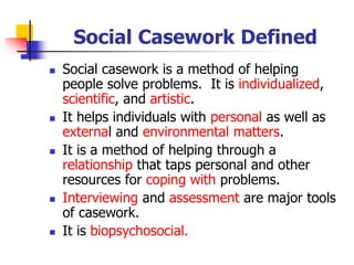 Chapter 2 Social Work with Individuals.pdf | Mental Health | Diseases ...