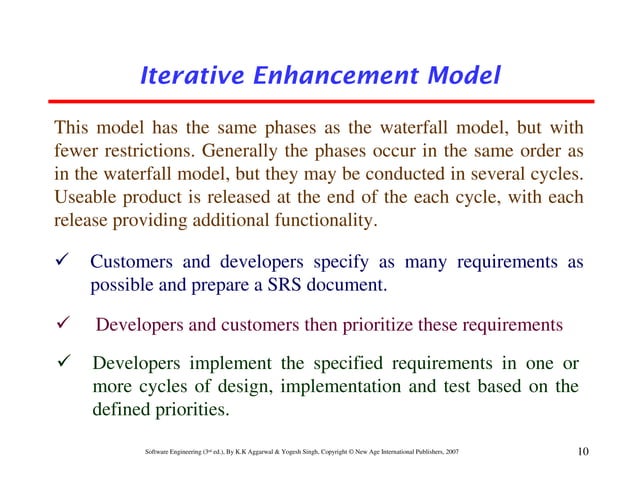 Chapter 2 software development life cycle models | PDF