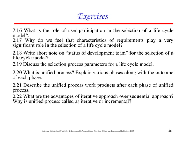 Chapter 2 software development life cycle models | PDF