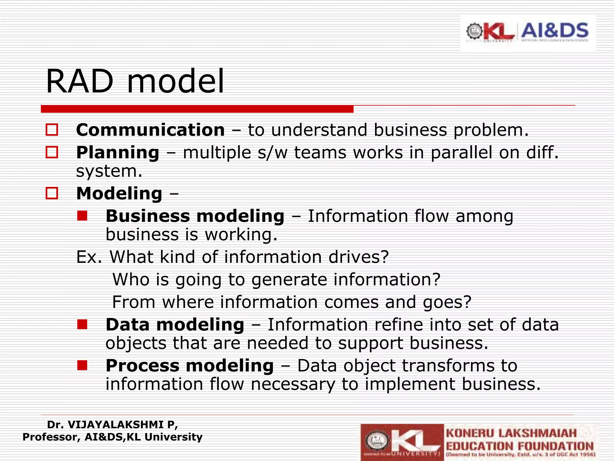 Chapter 2 Software Process.pptx | Computer Software and Applications | Computing