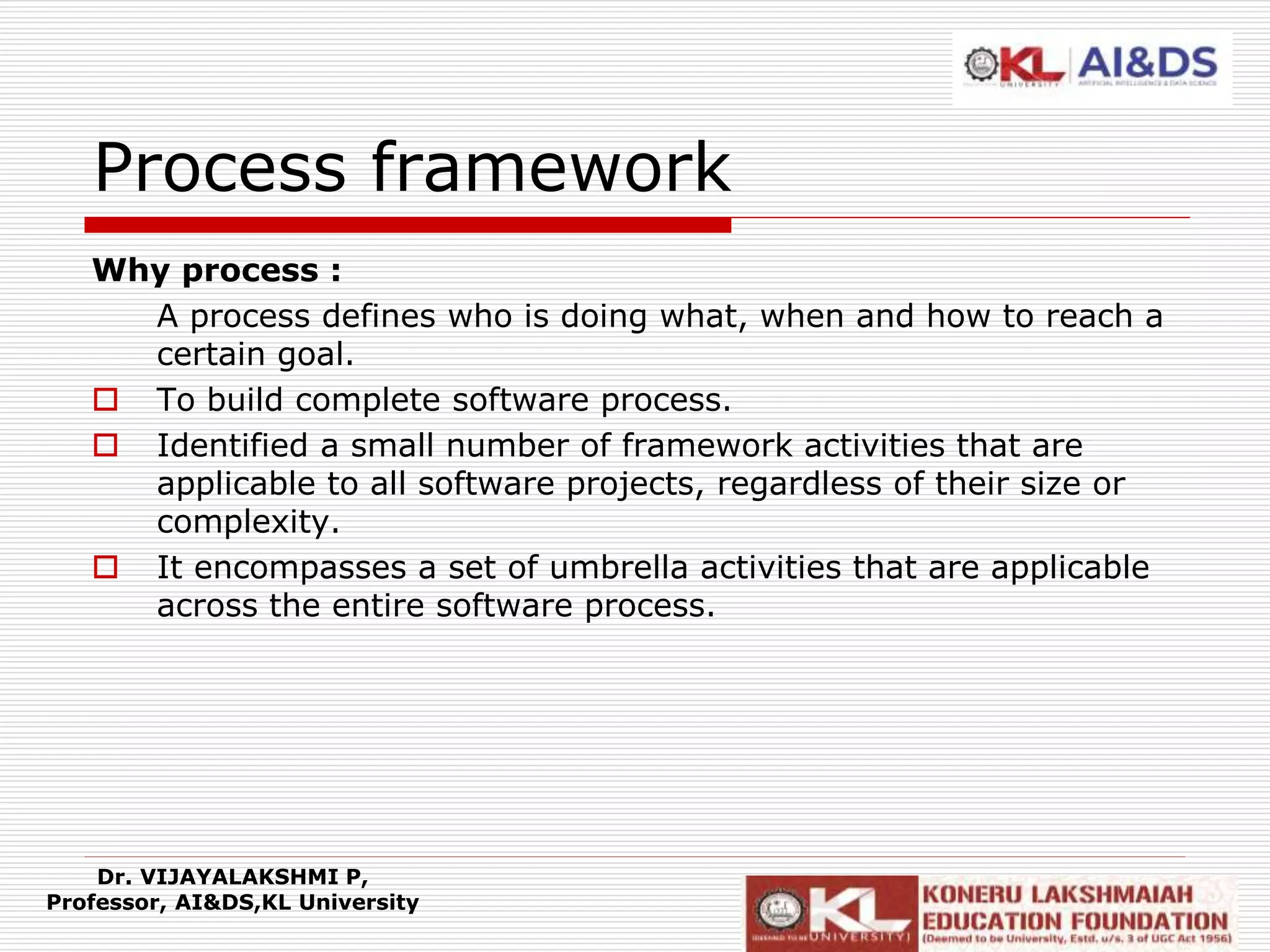 Chapter 2 Software Process.pptx | Computer Software and Applications | Computing