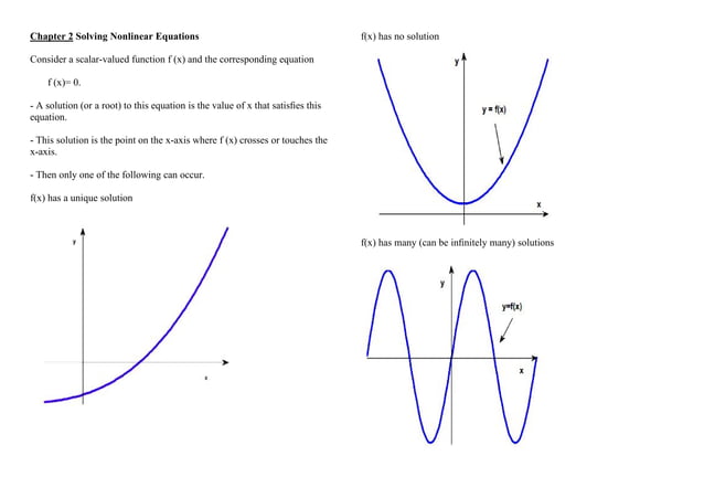 Chapter 2 solving nonlinear equations | PDF | Physics | Science