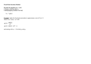 Chapter 2 solving nonlinear equations | PDF