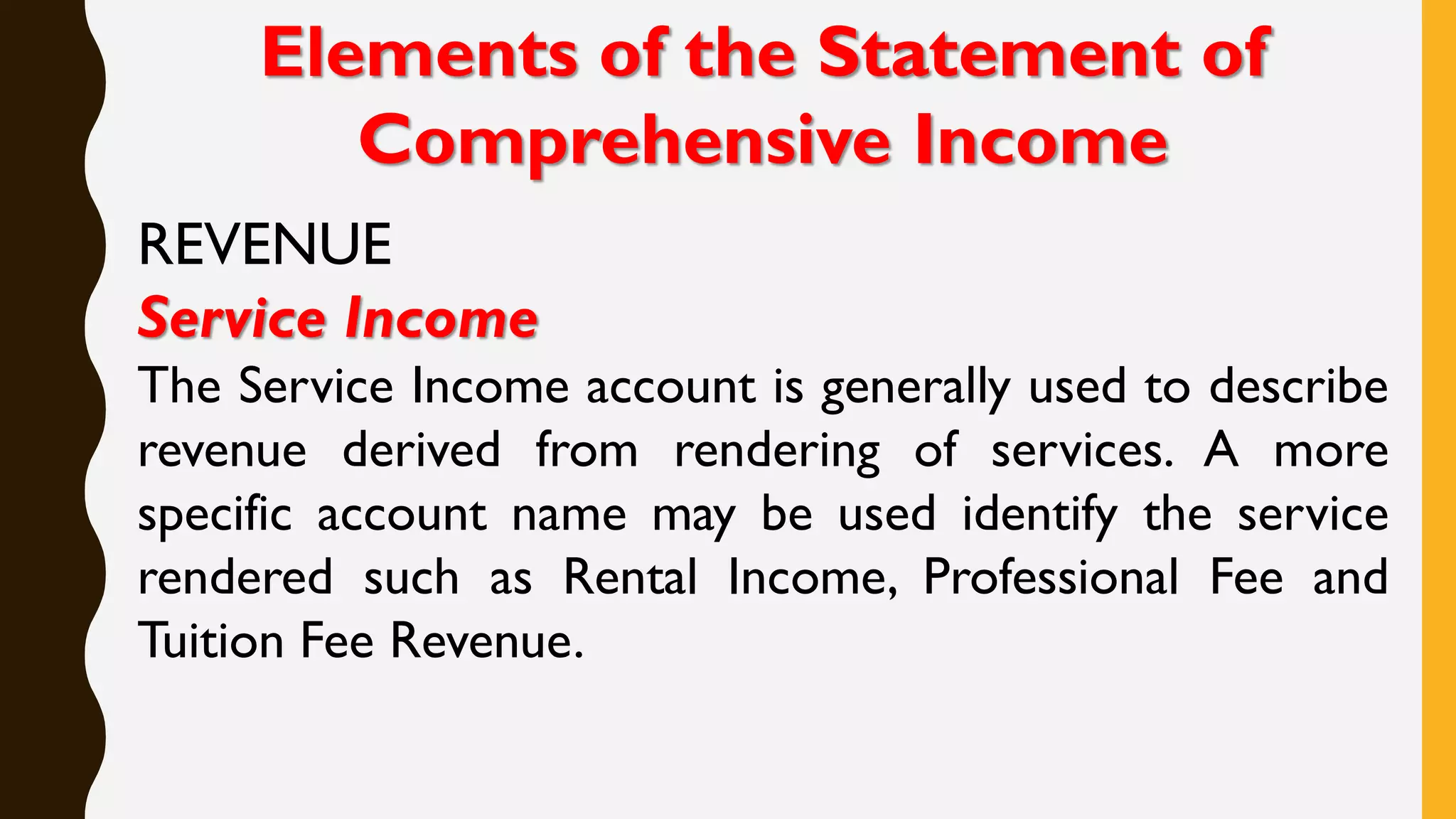 Statement of Comprehensive Income | PDF