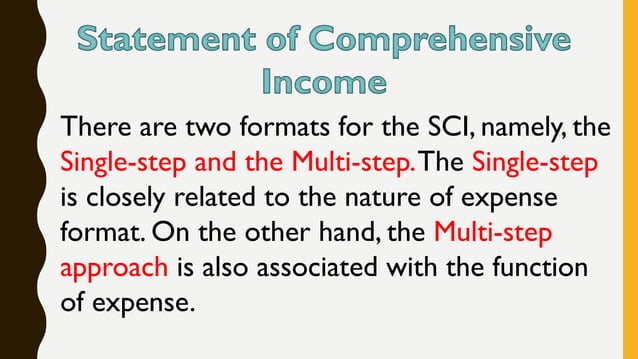 Statement of Comprehensive Income | PDF | Stocks and Bonds | Personal ...