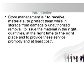 store management in material management | PPTX