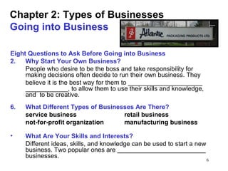 Chapter 2 Notes | PPT