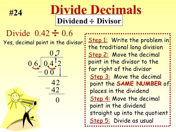 How To Divide Decimals Dividing Decimals By Decimals By Moving The How To Divide Decimals Dividing Decimals By Decimals By Moving The
