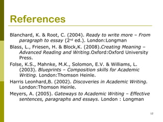 Chapter 2 summarising | PPT