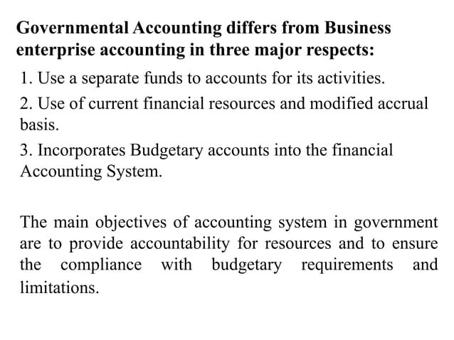 The use of Funds in Governmental Accounting | PPTX