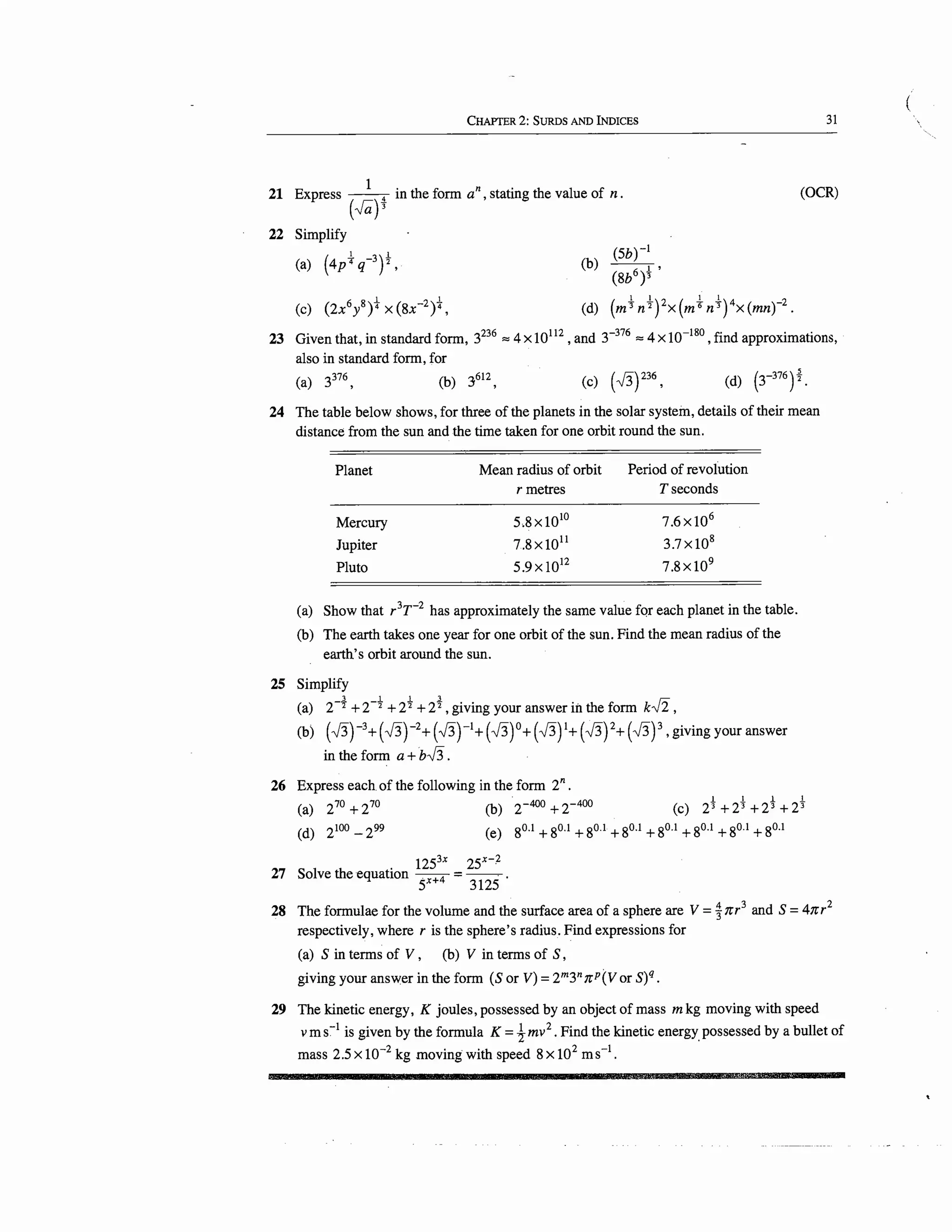 Chapter 2 surds and indicies | PDF