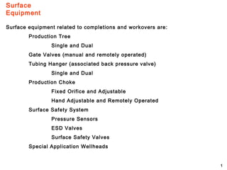 Chapter 2 surface equipment (1) | PPT